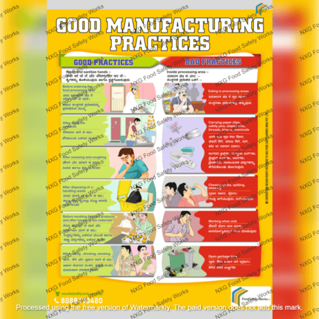 Good Manufacturing Practice Poster - Food Safety Works